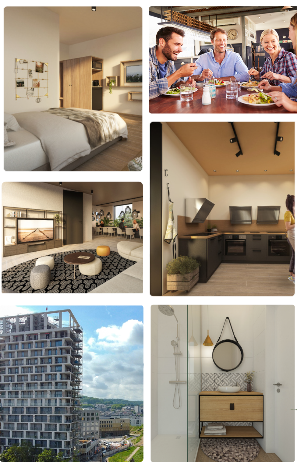 Location studios meublés | Coliving | Luxembourg