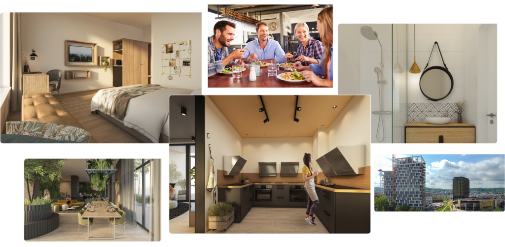 Location studios meublés | Coliving | Luxembourg